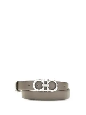 FERRAGAMO Reversible And Adjustable Gancini Belt - Multicolor