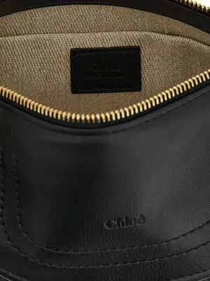 Chloé Marcie' Mini Shoulder Bag In Smooth Calf Leather - Black