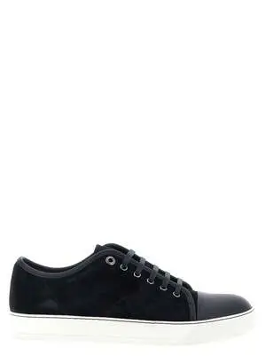 LANVIN Suede And Nappa Leather Sneakers