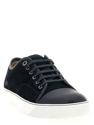 LANVIN Suede And Nappa Leather Sneakers