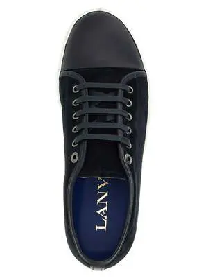 LANVIN Suede And Nappa Leather Sneakers