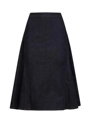 Jacquemus Denim Midi Skirt - Multicolor