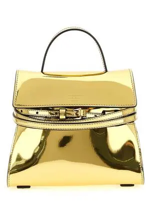 Moschino Tie Me" Handbag - Gold