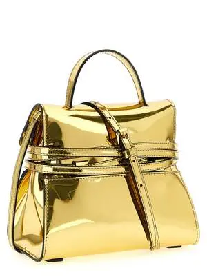 Moschino Tie Me" Handbag - Gold