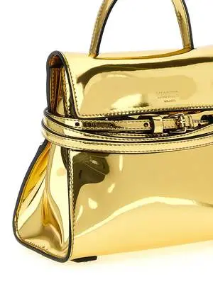 Moschino Tie Me" Handbag - Gold