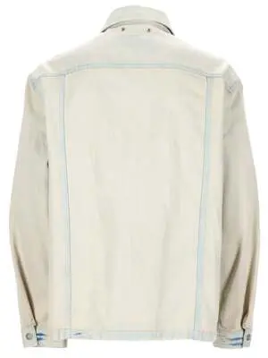 GOLDEN GOOSE Embroidered Pocket Denim Jacket