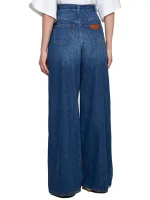 Chloé Wide-leg Denim Jeans - Multicolor