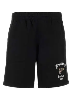 Burberry Cotton Bermuda Shorts - Black