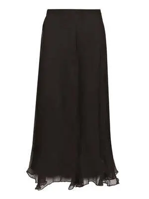 Isabel Marant Étoile Printed Muslin Skirt - Black