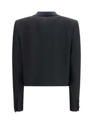 TOM FORD Cropped Single-breasted Jacket With Shawl Lapels
