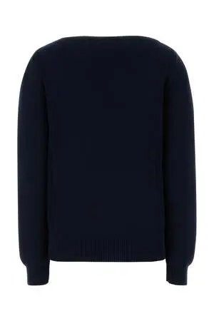 Prada Navy Cotton Sweater - Blue