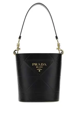 Prada Vitello Leather Bucket Bag