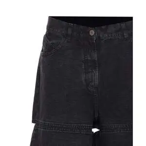 Attico Wide Leg Cut-out Jeans