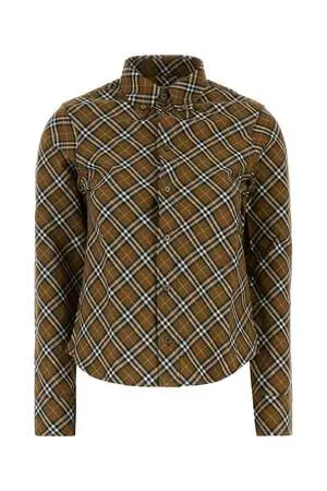 Burberry Checked Cotton Shirt - Multicolor