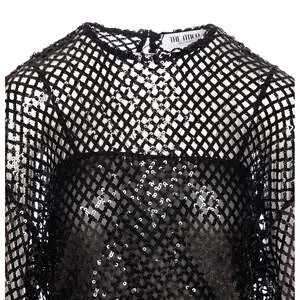 Attico Sequin-embellished Mini Dress