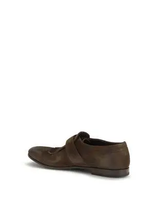Church's Shangai Loafers With Buckle And Laser Detailing - Brown