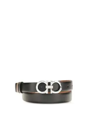 FERRAGAMO Reversible And Adjustable Gancini Belt - Multicolor