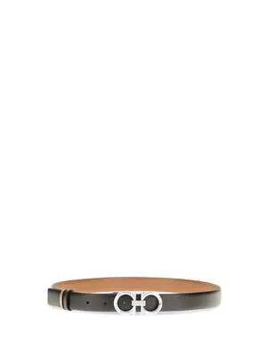 FERRAGAMO Reversible And Adjustable Gancini Belt