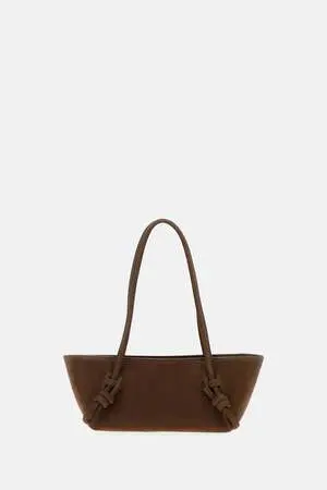 Hereu Fleca Suede Calfskin Handbag With Knot Detailing - Multicolor