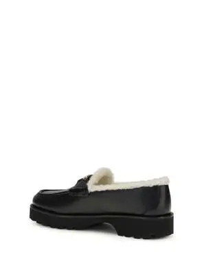 Valentino Garavani Vlogo Fur Loafers