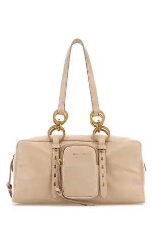 Prada Powder Leather Handbag - Pink