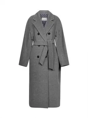 Max Mara Icon Madame Belted Wool Cashmere Coat - Multicolor