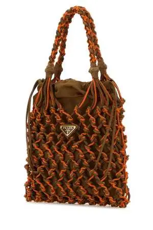 Prada Two-tone Mesh Handbag