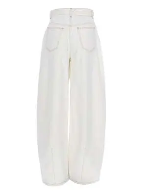 Jacquemus Ovalo Jeans - White