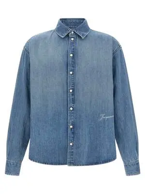 Jacquemus La Chemise De-nîmes Simon' Shirt - Blue