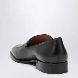 Miu Miu Embossed Logo Leather Loafers