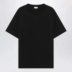 Dries Van Noten Dries Van Noten Black Cotton T-Shirt Men Black