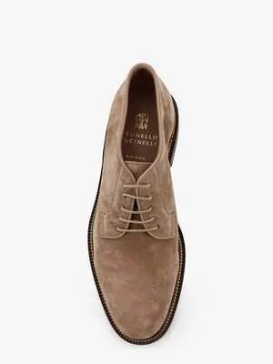 Brunello Cucinelli Suede Lace-up Shoes