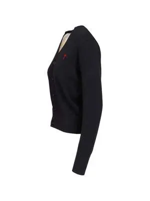 AMI Paris De Cœur Wool Cardigan