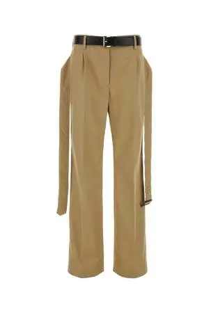 Prada Cappuccino Twill Pants - Brown