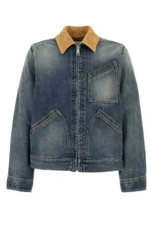 Alexander McQueen Denim Trucker Jacket - Blue