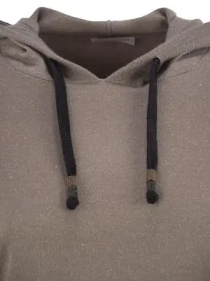 Brunello Cucinelli Sparkling Cashmere And Silk Hoodie