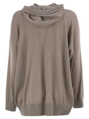 Brunello Cucinelli Sparkling Cashmere And Silk Hoodie