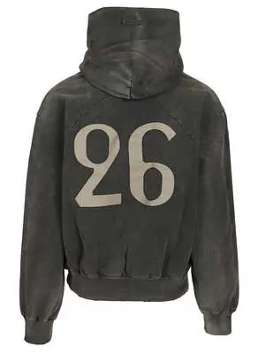 Fear Of God 26 Classic Half Raglan" Hoodie - Black