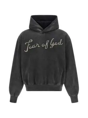 Fear Of God 26 Classic Half Raglan" Hoodie - Black