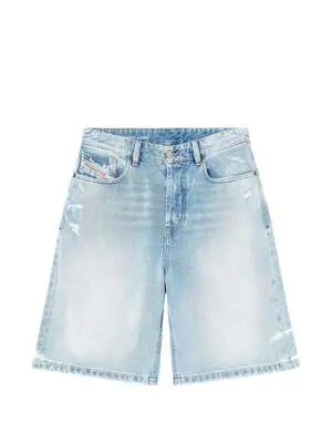 DIESEL® Regular Fit Light Wash Denim Shorts - Blue