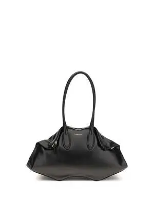 Alexander McQueen Manta Shoulder Bag - Black