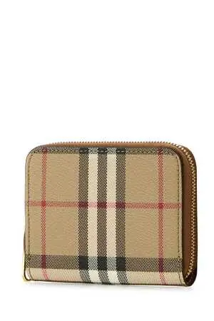 Burberry Printed Canvas Wallet - Multicolor