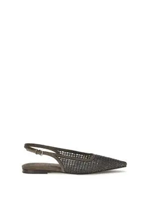 Brunello Cucinelli Slingback Flats For Women