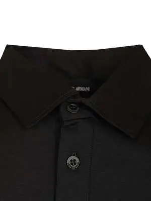 Giorgio Armani Cotton Interlock Polo Shirt