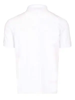 Stone Island Cotton Short-sleeved Polo Shirt - White