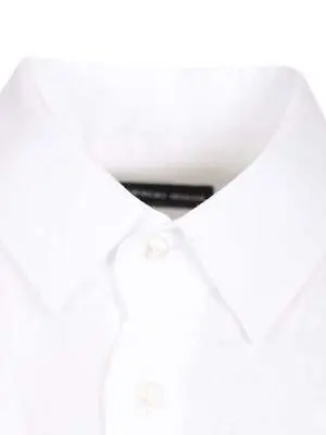 Giorgio Armani Classic Linen Shirt - White