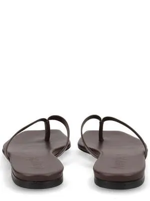 AeydĒ Renee Leather Sandals - Brown