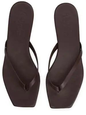 AeydĒ Renee Leather Sandals - Brown
