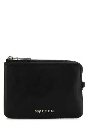 Alexander McQueen Leather Sling Card Holder