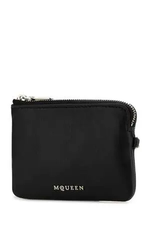 Alexander McQueen Leather Sling Card Holder